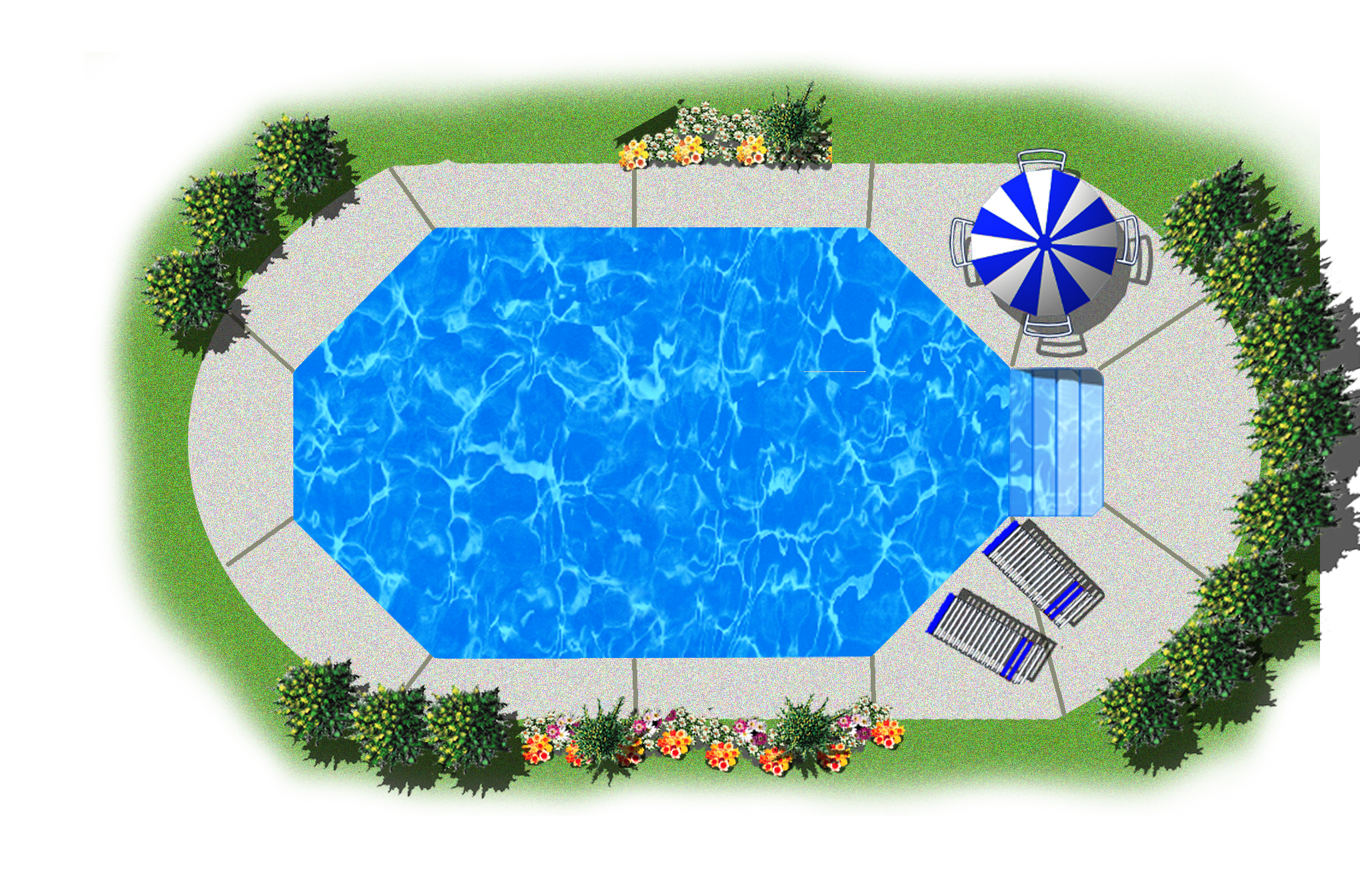 Pool Designs - original - Pool Town Inground Pools