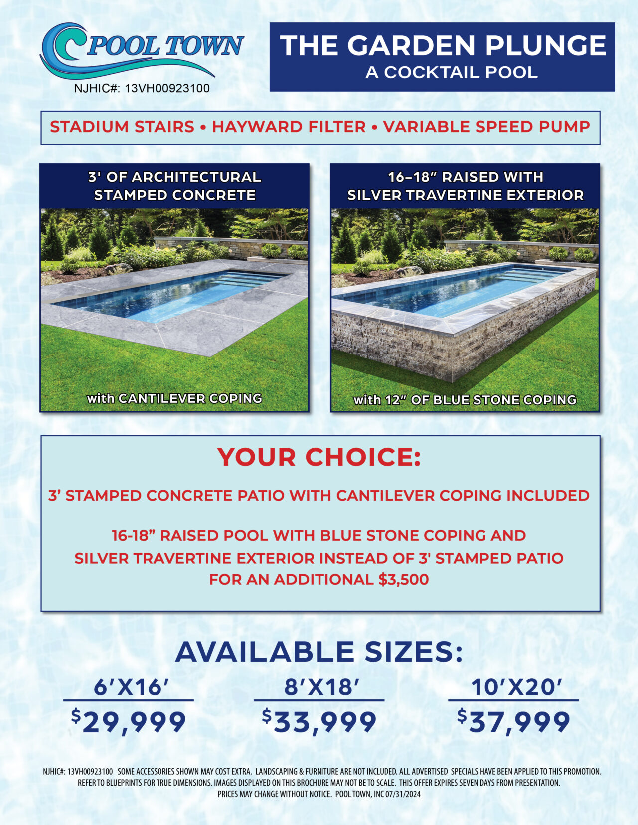 The Garden Plunge - A Small Cocktail Pool Advertised Special - Pool ...